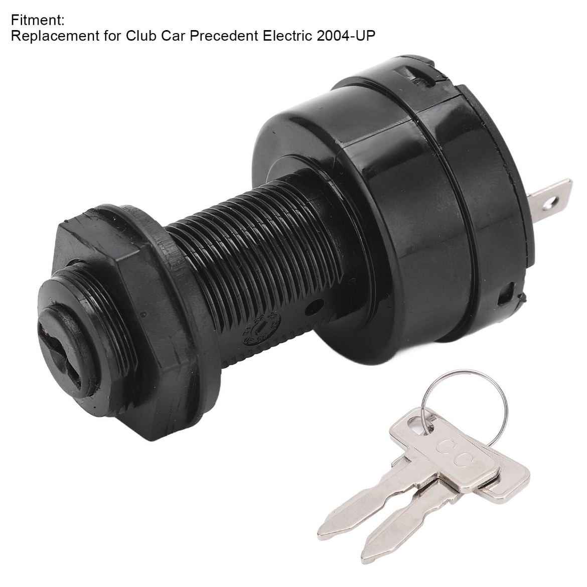 102508601 CLUB CAR PRECEDENT IGNITION KEY SWITCH 48V (2004-UP) COMMON ...