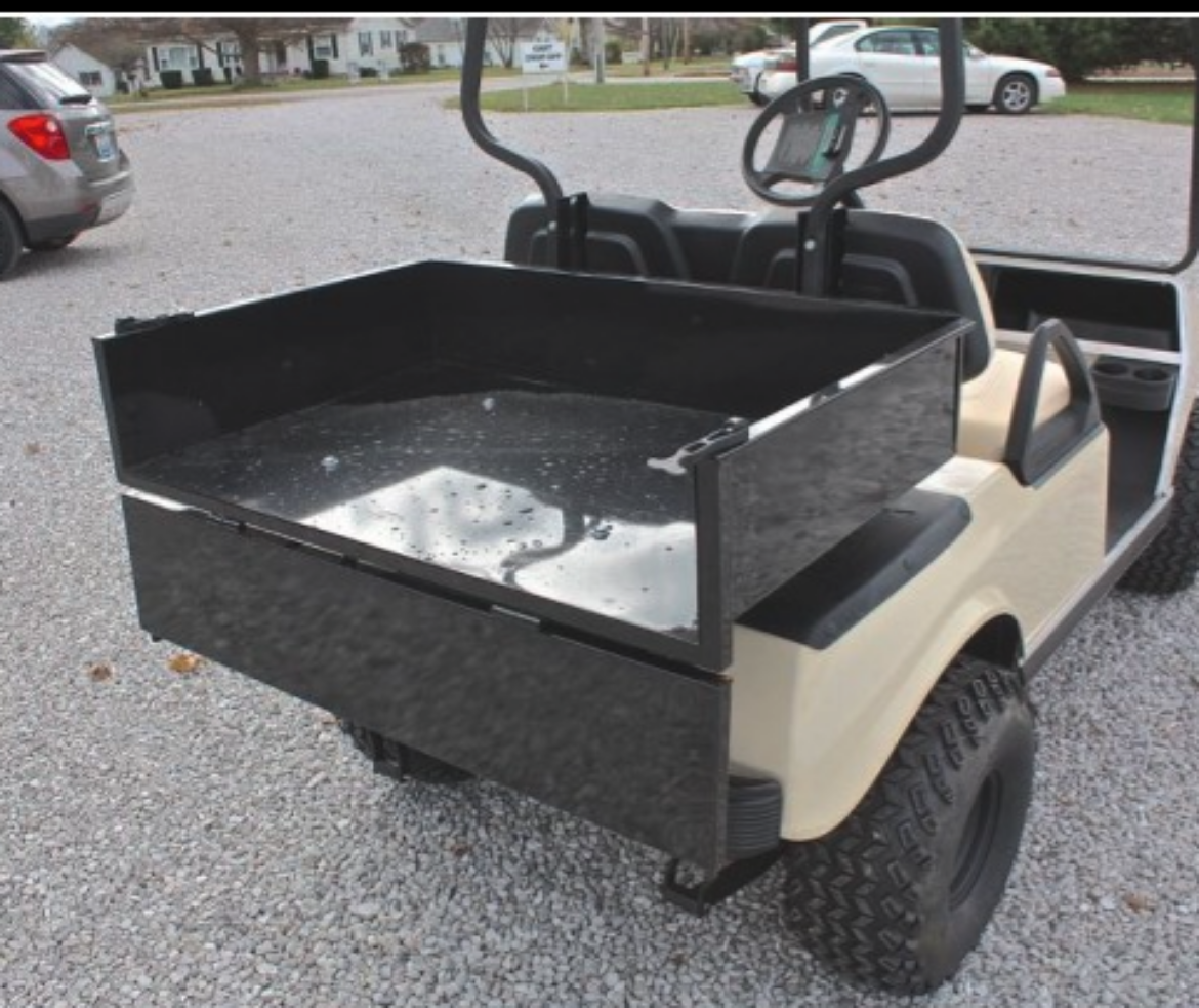 MJCB8000S REAR STEEL CARGO BOX TO SUIT GOLF CART/ATV/UTV (REINFORCED ...