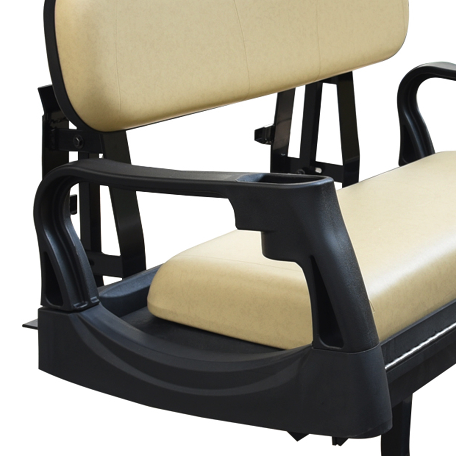 01-044-202D-BLK DELUXE REAR SEAT KIT FOR PRECEDENT - BLACK - CLUB CAR ...