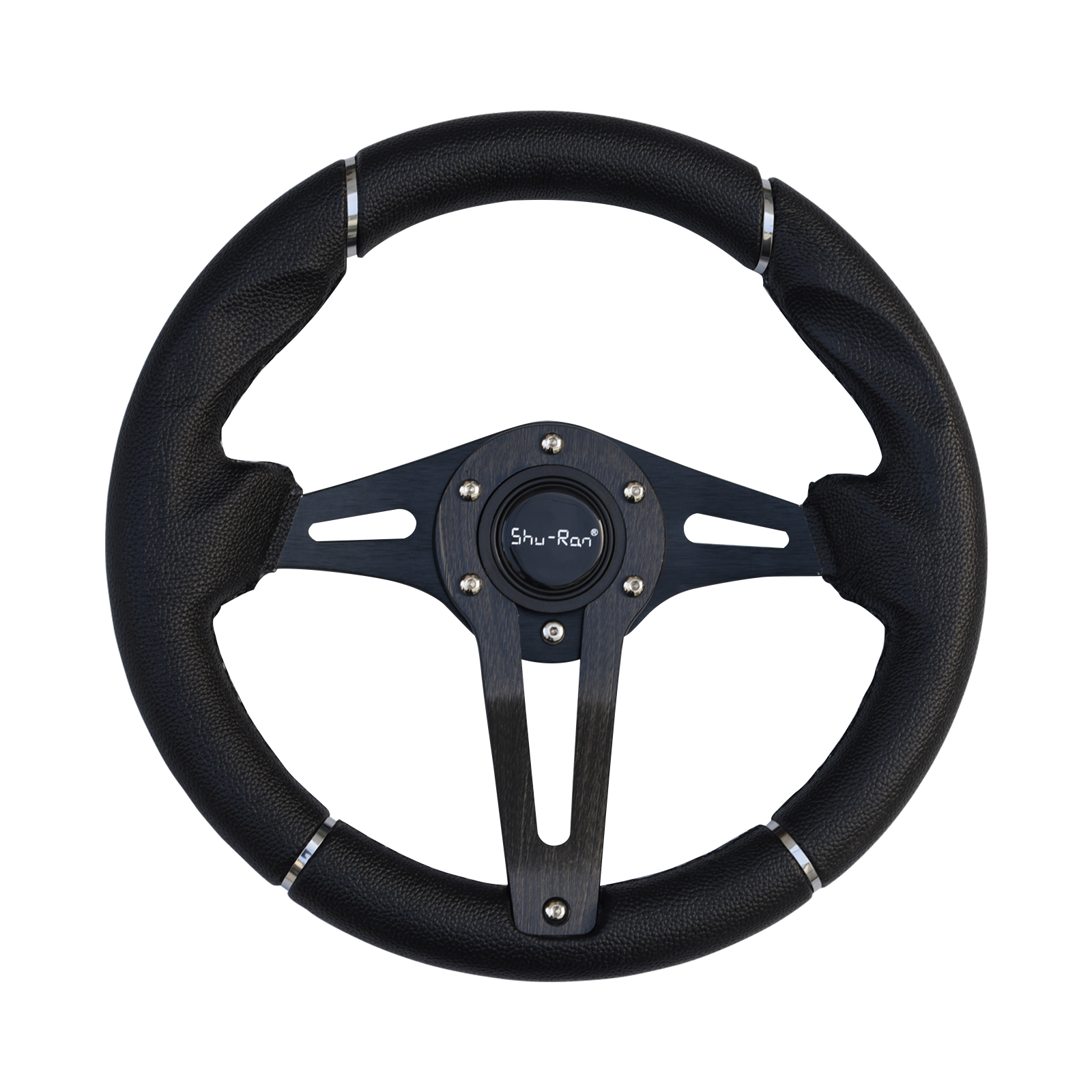 SRGCST-06 Golf Cart Steering Wheel - SILVER BAND - GCPRS | Golf Car ...